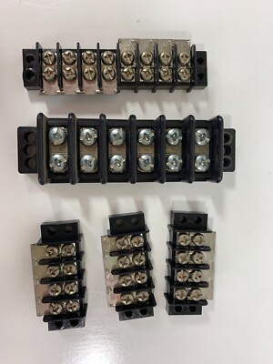 4 Port Terminal Blocks (5ct) & 6 Port Terminal Block, Used /3/ | eBay
