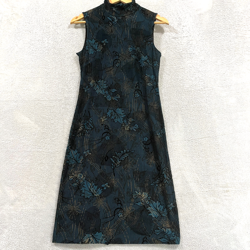 Vintage Mark Dress Small Burnout Velvet Whimsigoth Dark Fairy Floral ...