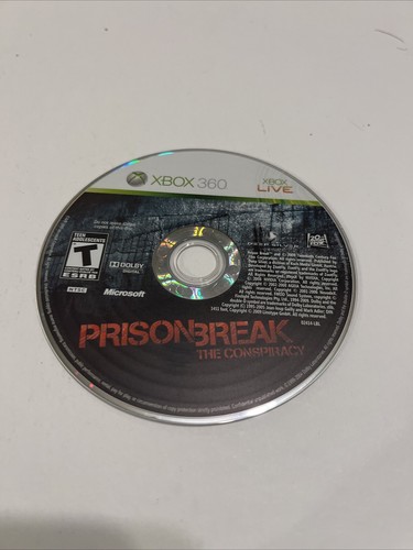 Prison Break: The Conspiracy (Microsoft Xbox 360 Disc Only - Free ...