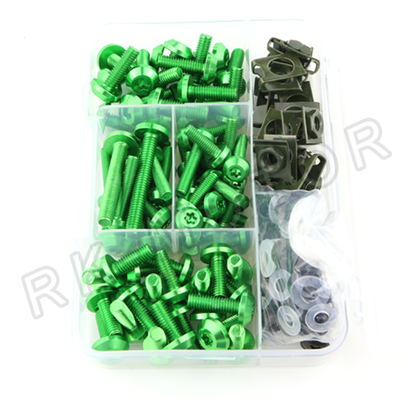 Complete Bolt Motorcycle Fairings Clips Fit For Kawasaki Ninja 650 2016 ...