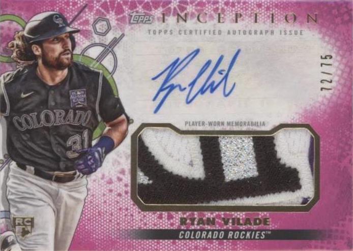 2022 Topps Inception - Inception Autograph Patch Ryan Vilade #IAP-RVI ...