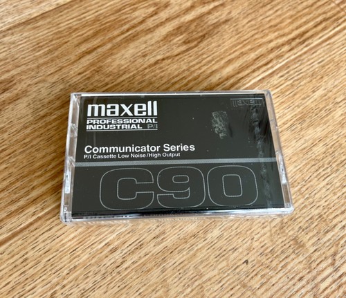 Maxell C90 Professional Industrial Communicator Series P/I Cassette ...