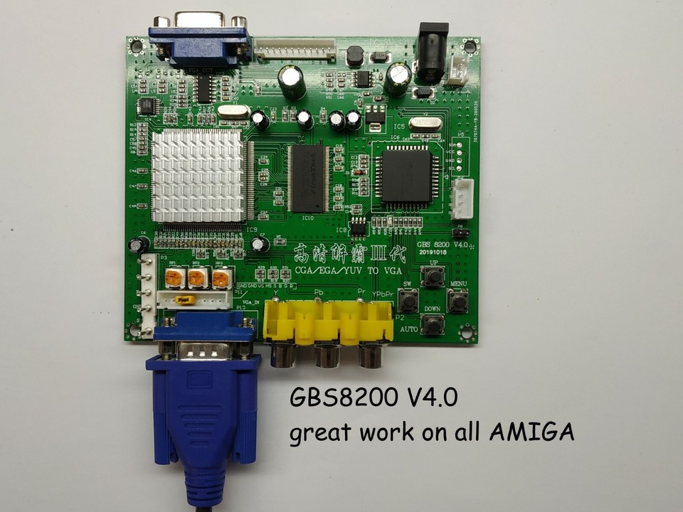 Amiga A500,A600, A1200, DB23 to VGA cable for monitor or scaler OSSC or ...