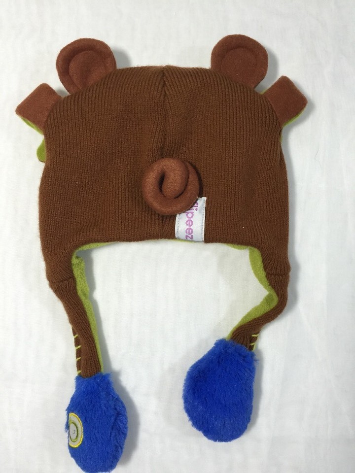 Flipeez Hat Monkey Children Kids Winter Cap Animal Shape Head Warmer ...