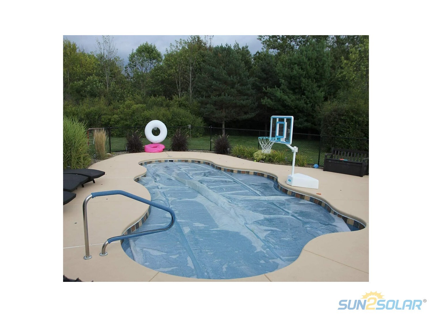Sun2Solar 1600 Series Clear Round Swimming Pool Solar Covers - (Choose ...