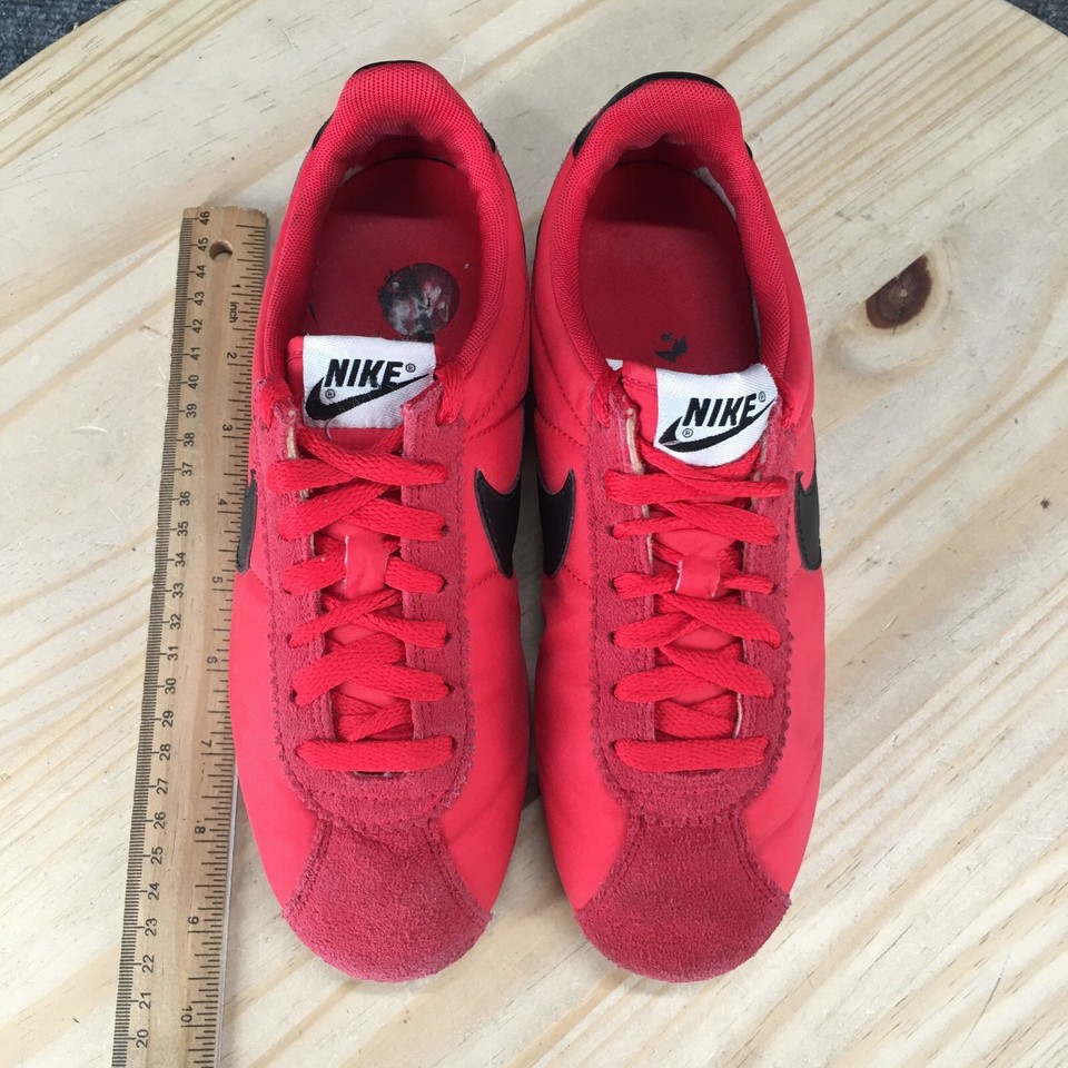 Nike Shoes Mens 6 Classic Cortez Running Sneakers Red Lace Up Low Top ...