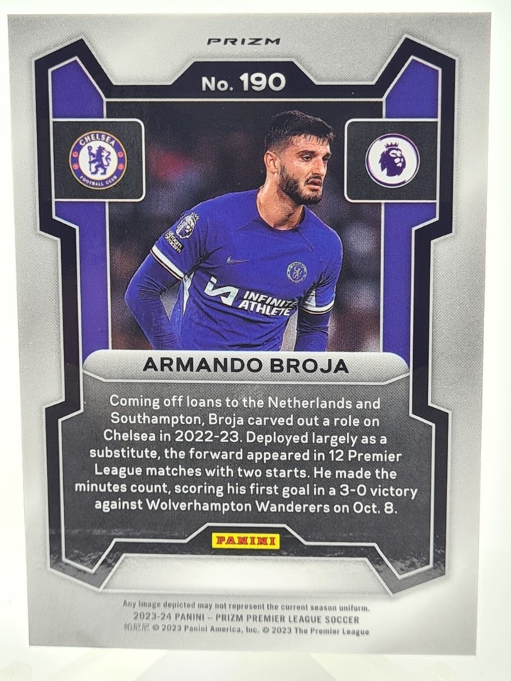 Armando Broja 2023-24 Panini Prizm EPL Mojo Prizm #190 Chelsea FC | eBay