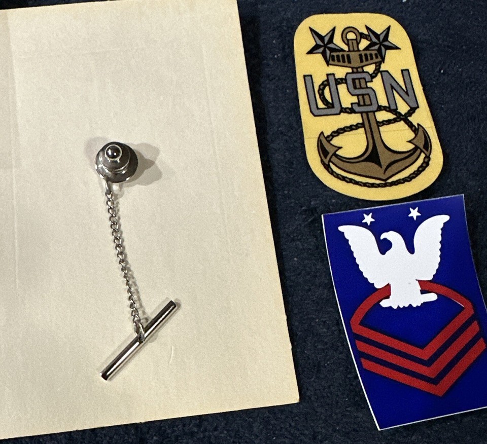 USN Navy Device Chief Petty Officer E-9 Gold Color Rank Insignia ...