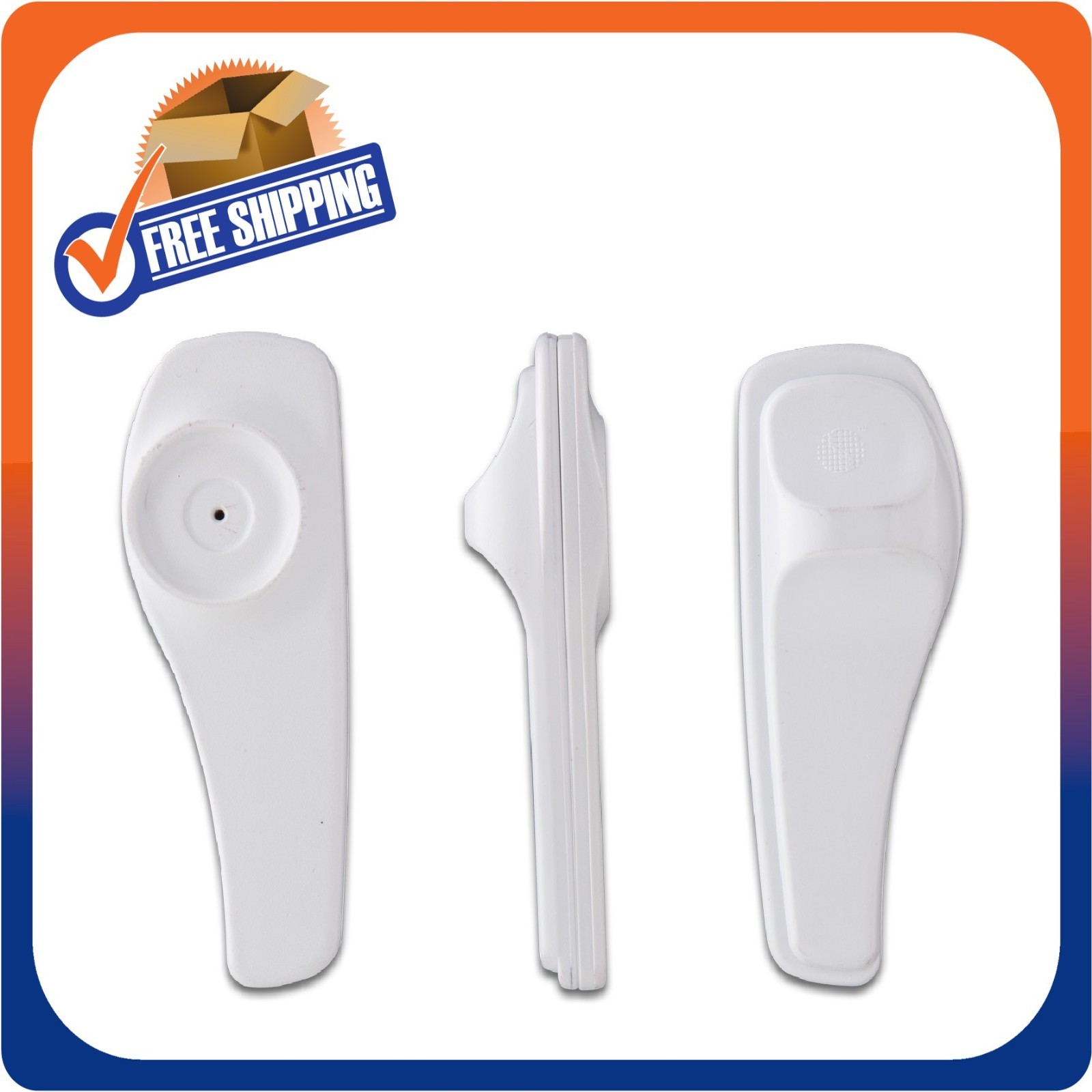 100 SENSORMATIC SUPERTAG II ® SECURITY TAGS WITH PIN ORIGINAL EAS ...