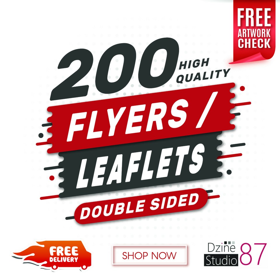 5000 A6 A5 A4 Flyers Leaflets Printed Full Colour Flyer Leaflet ...