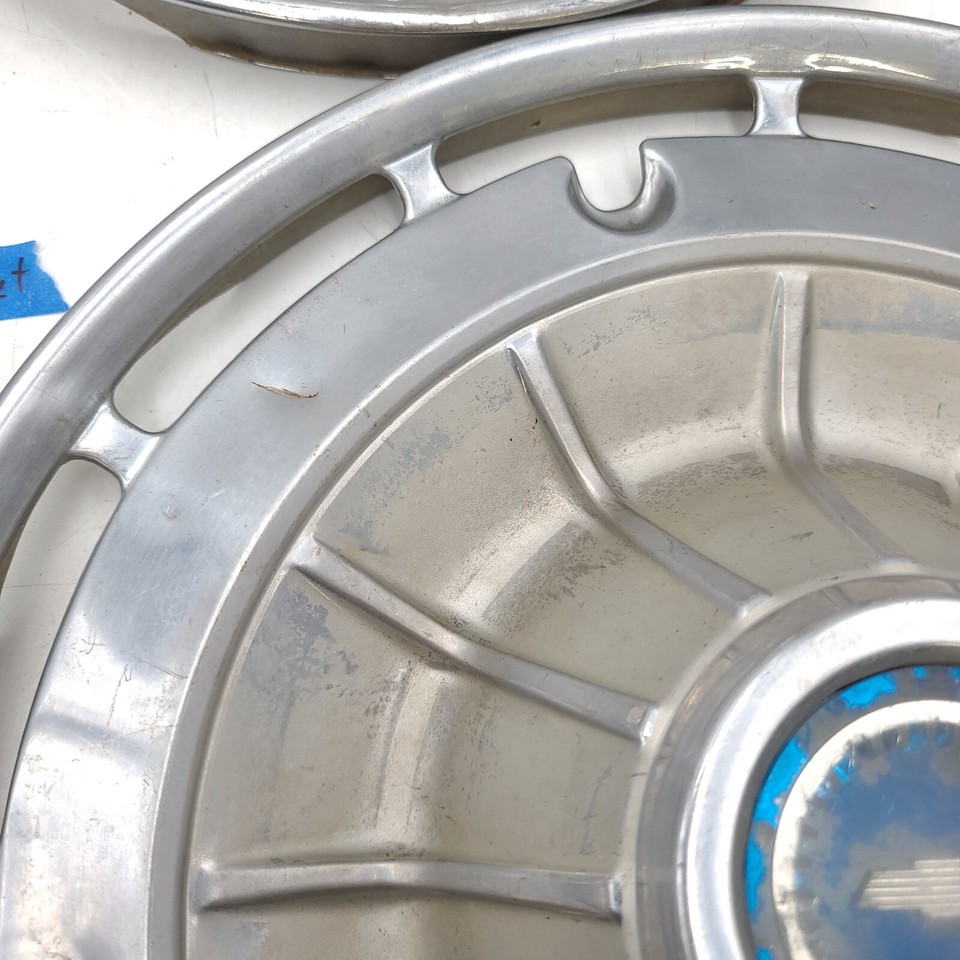 Chevrolet Impala Chevy II Corvair Bel Air 1962 Hubcaps Wheel Cover 14 ...