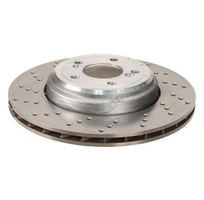 SHW Performance Rear Left Drill 350mm Brake Disc Rotor for BMW E82 M1 ...