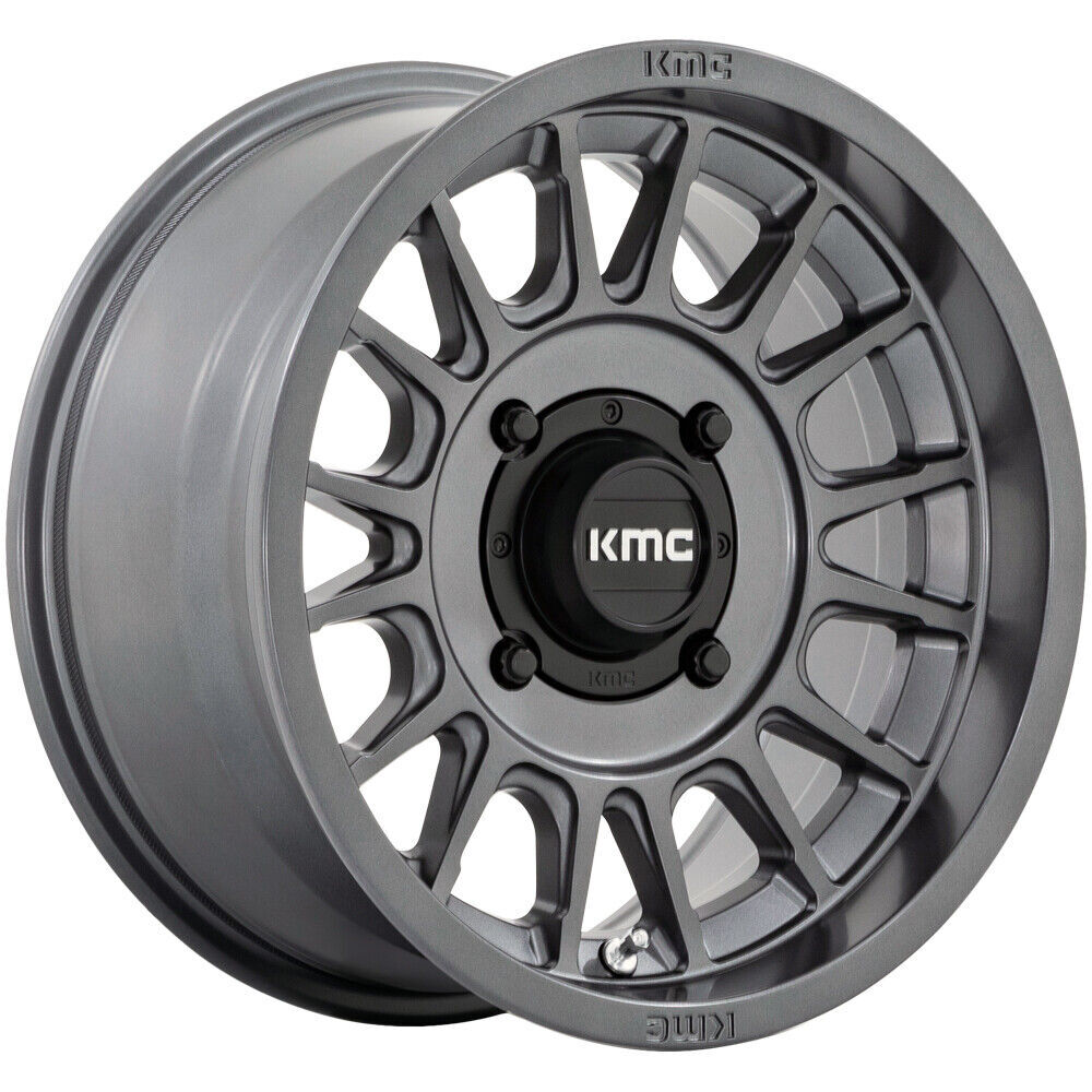 4-KMC UTV KS138 Impact 15x10 4x137 +0mm Gunmetal Wheels Rims 15" Inch ...