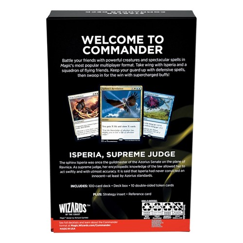 Magic The Gathering First Flight Commander Starter Deck - MTG Blue ...