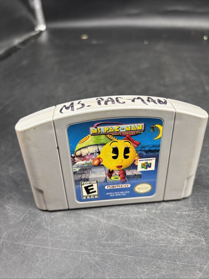 Lot of 5 Nintendo 64 Mario Kart, Hercules, MS.Pacman, BattleTank ...