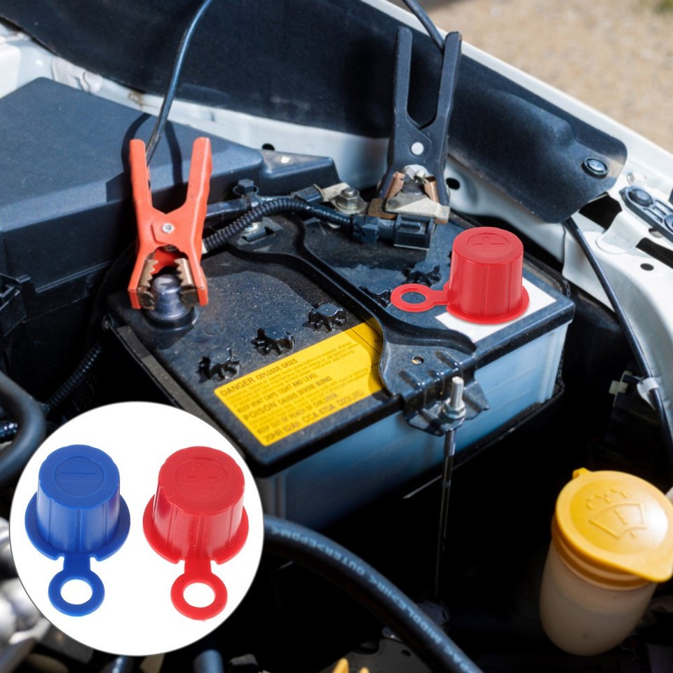 Battery Terminal Protector Kit Insulator Covers Cap Caps Protectors ...
