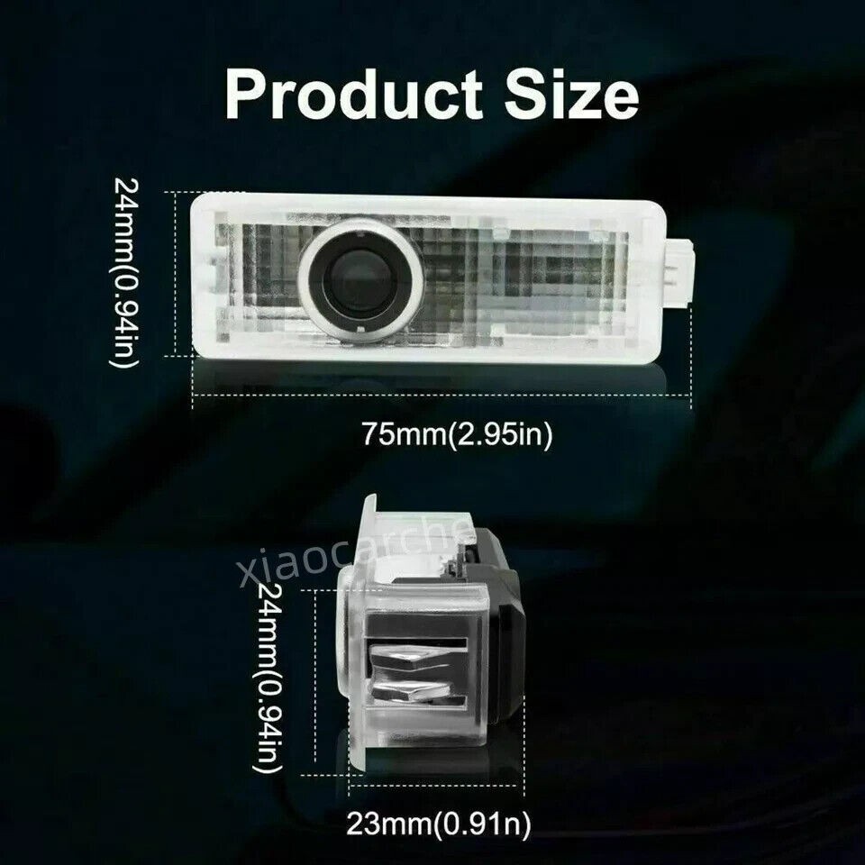 4X Car Door Welcome Light 50th anniversary Fits For E60 E63 E90 E92 X1 ...