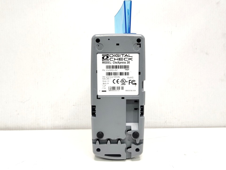 Digital Check Chexpress CX30 Check Scanner 15000-02 24 V Untested Read ...