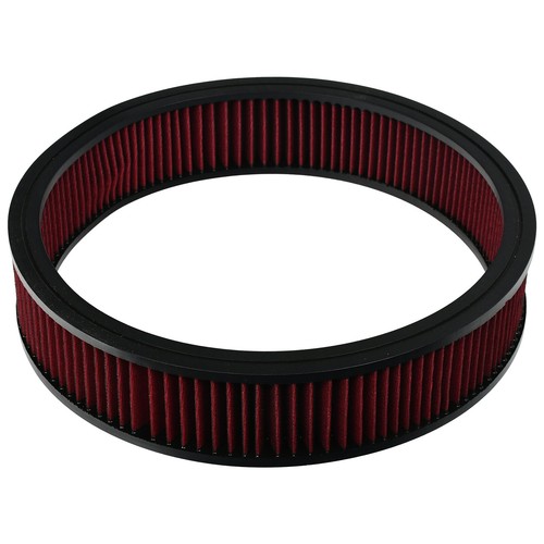 14"X3" Red Round Washable Air Filter Element Reusable Cotton Gauze | eBay