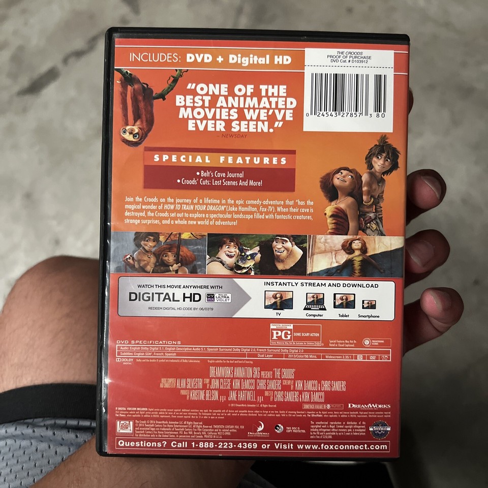 The Croods - DVD Dreamworks - VERY GOOD | eBay