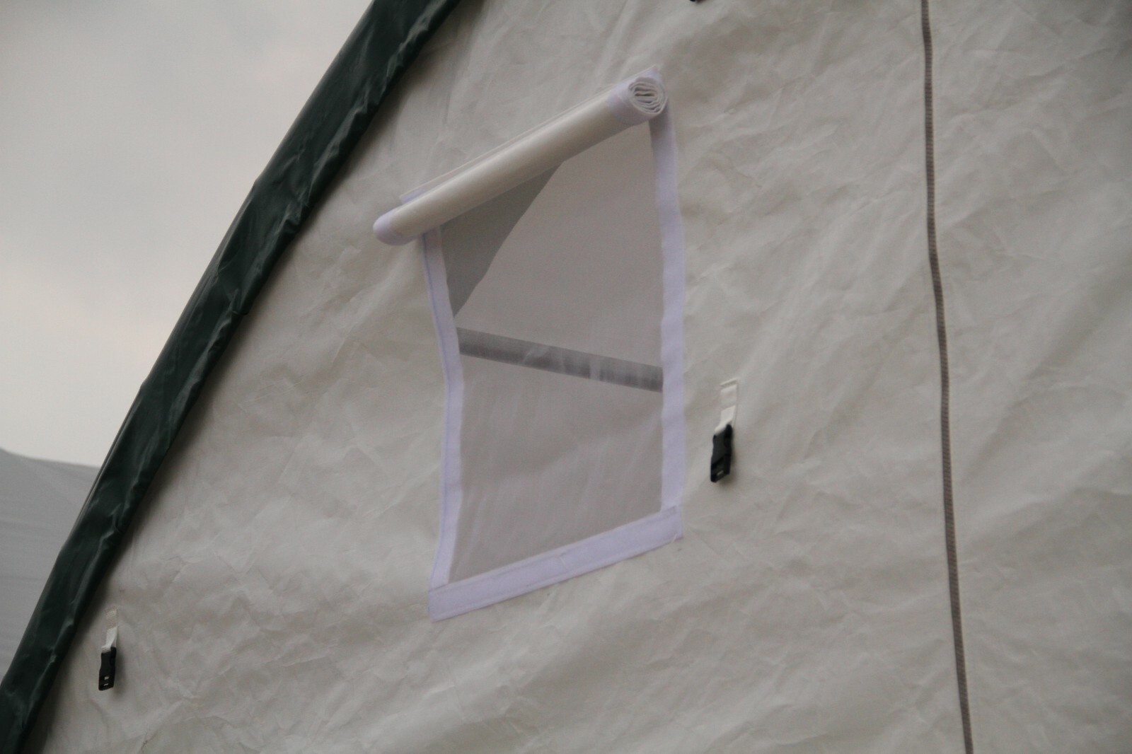 @@ NEW 20X42X12 OVAL TUBE SHELTER FABRIC COVERALL STORAGE BUILDING HOOP ...