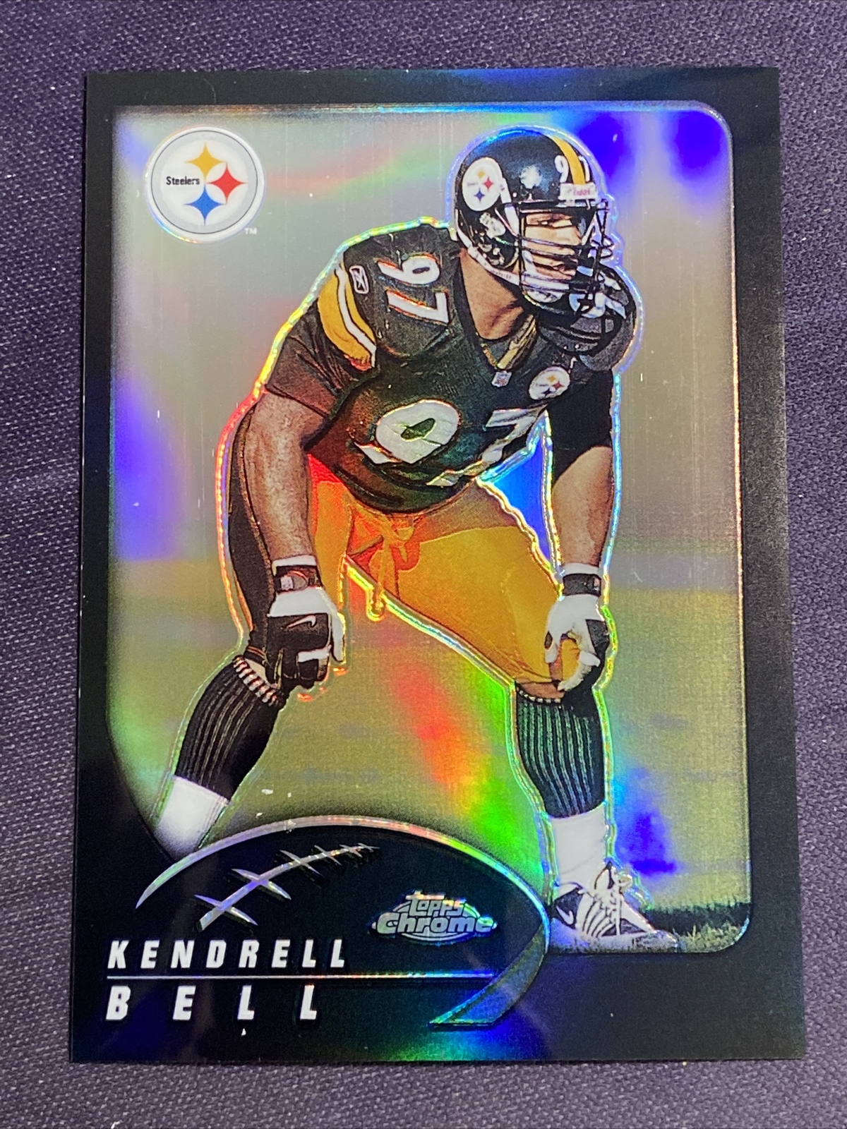 2002 Topps Chrome - Black Refractor #23 Kendrell Bell /599 for sale ...