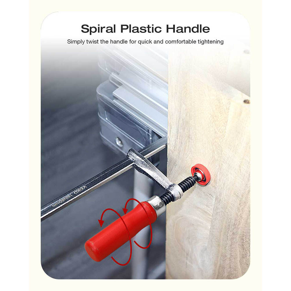 2PCS Quick Adjust Screw Handle Track Saw Rail Clamps MFT Clamps ...