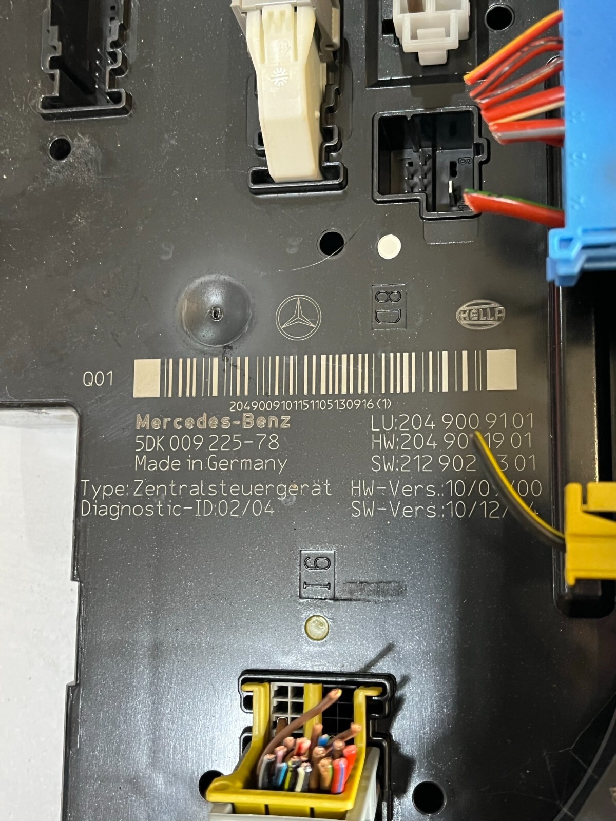 Mercedes GLK X204 Steuergerät Zentralelektrik SAM Sicherungskasten ...