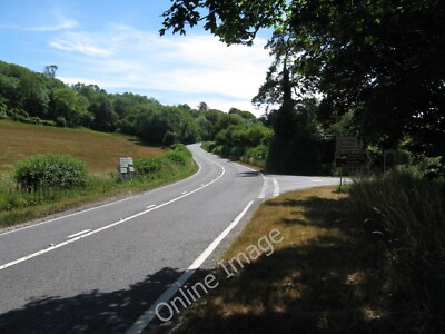 Photo 6x4 Minor road junction with the A285 near Droke Upwaltham c2010 ...