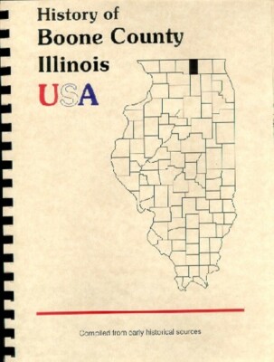 Boone County Illinois History with Many Biographies 1877 Belvidere IL Civil War | eBay