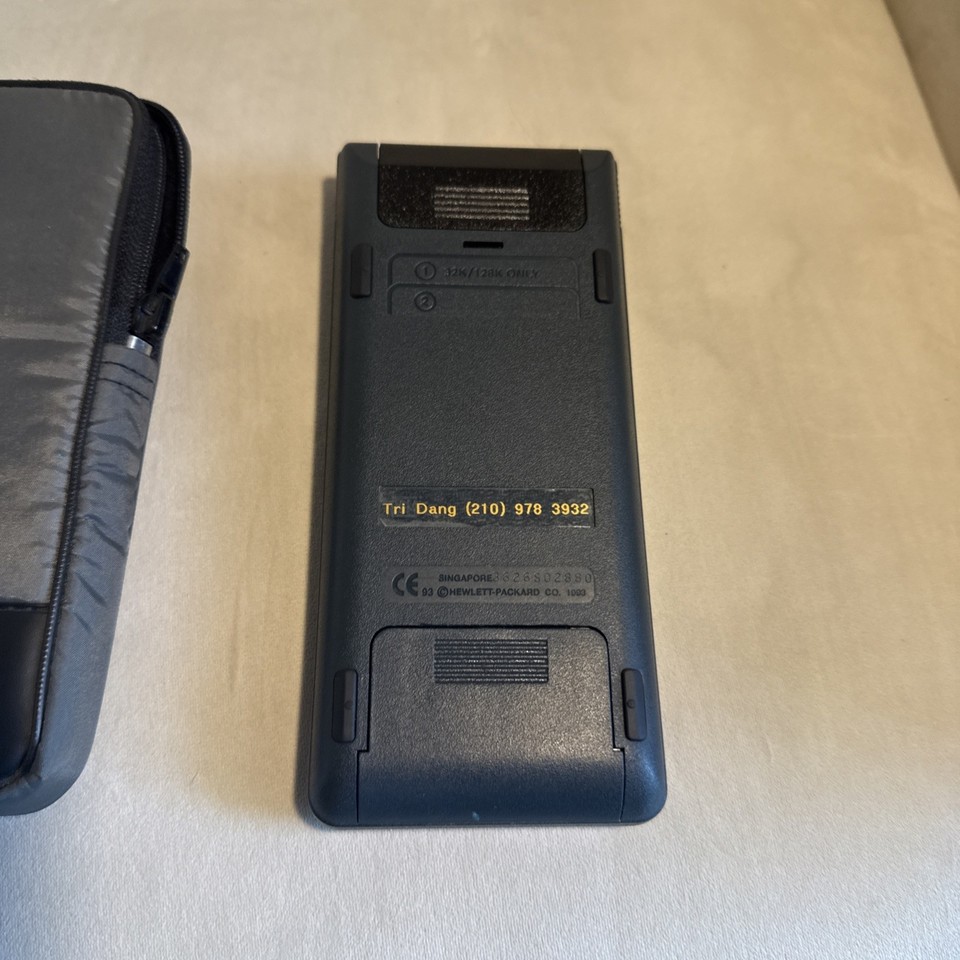 Hewlett Packard HP 48GX 128K Graphing Calculator with Original Case | eBay