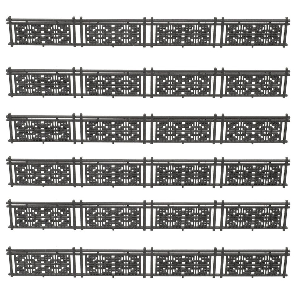 6 Pcs Garden Ornament Small Decor Fence Mini Miniature Vintage Fences ...