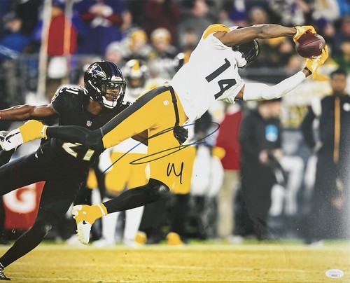 George Pickens Signed 16x20 Photo JSA COA Pittsburgh Steelers | eBay