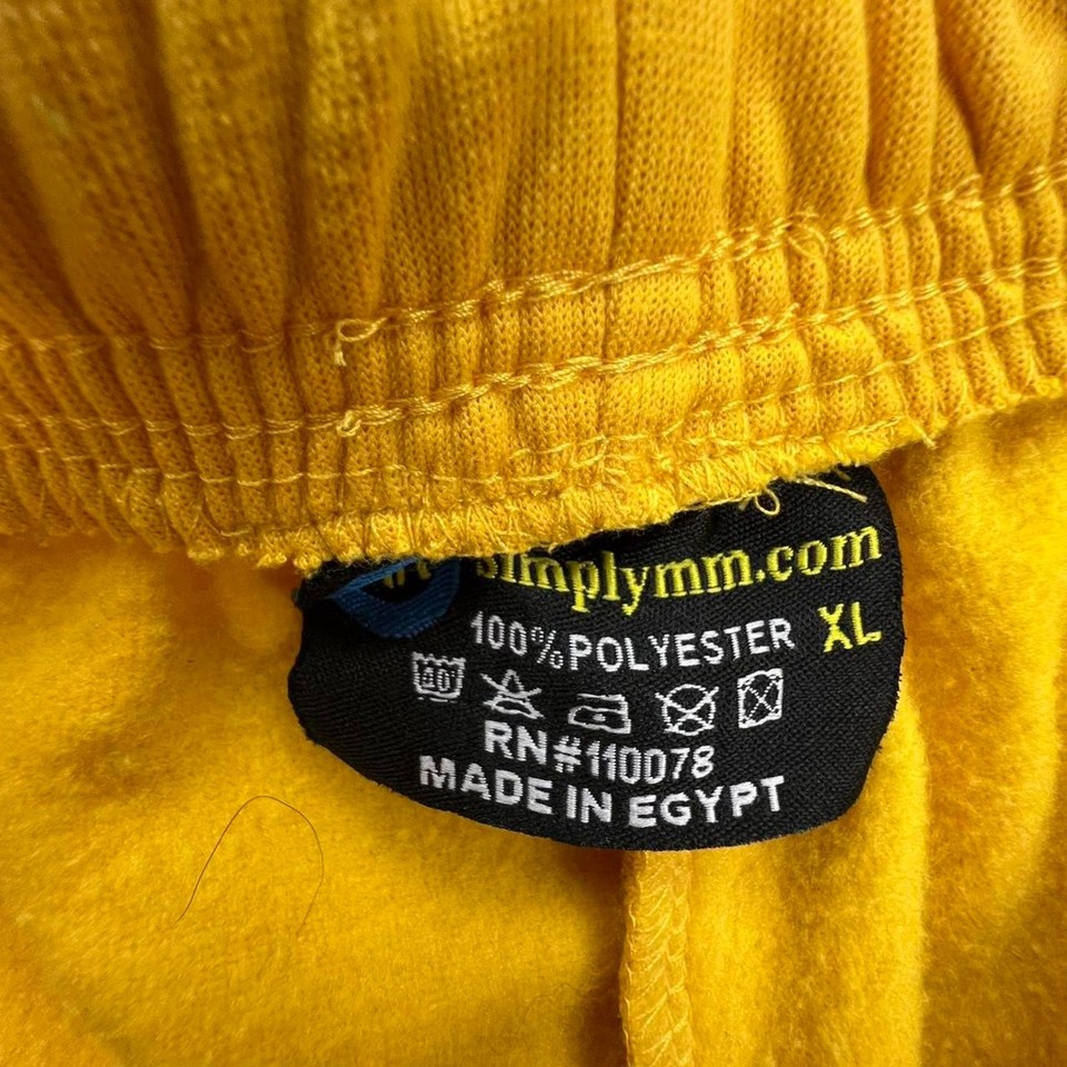 Vintage 90s Michigan Wolverines Sweatpants Size: XL Yellow Blue NCAA ...