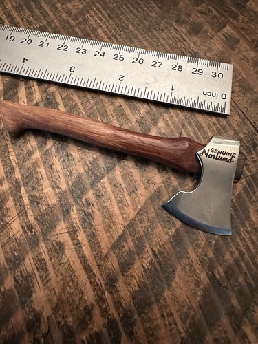 Micro Mini Axe Tribute Genuine Norlund Hatchet Stand Raven Package ...