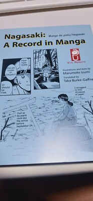 WW2 War Atomic Bomb ANIME HIBAKUSHA English Book Nobel Peace Prize ...