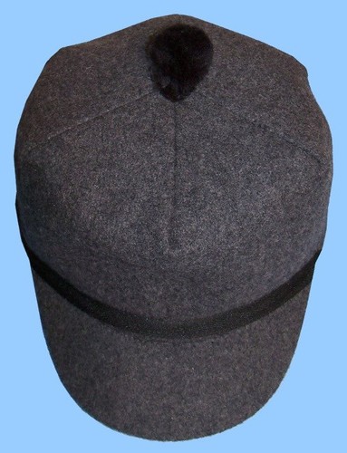 NEW MENS CHARCOAL-STOCKMAN-SCOTCH HAT CAP-STORM EARBAND- 23.5"-Wool ...