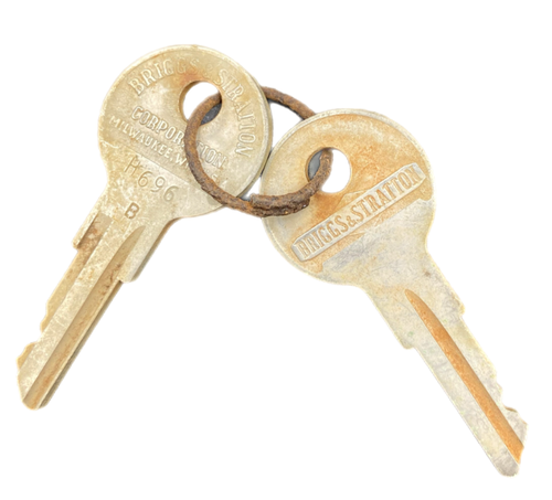 Vintage Briggs & Stratton Corp H696 B Key Replacement USA MADE | eBay