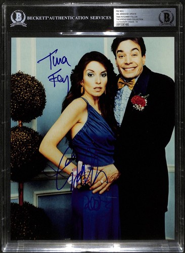 Tina Fey & Jimmy Fallon SNL Signed Autographed 8x10 Photo Auto Grade 10 ...