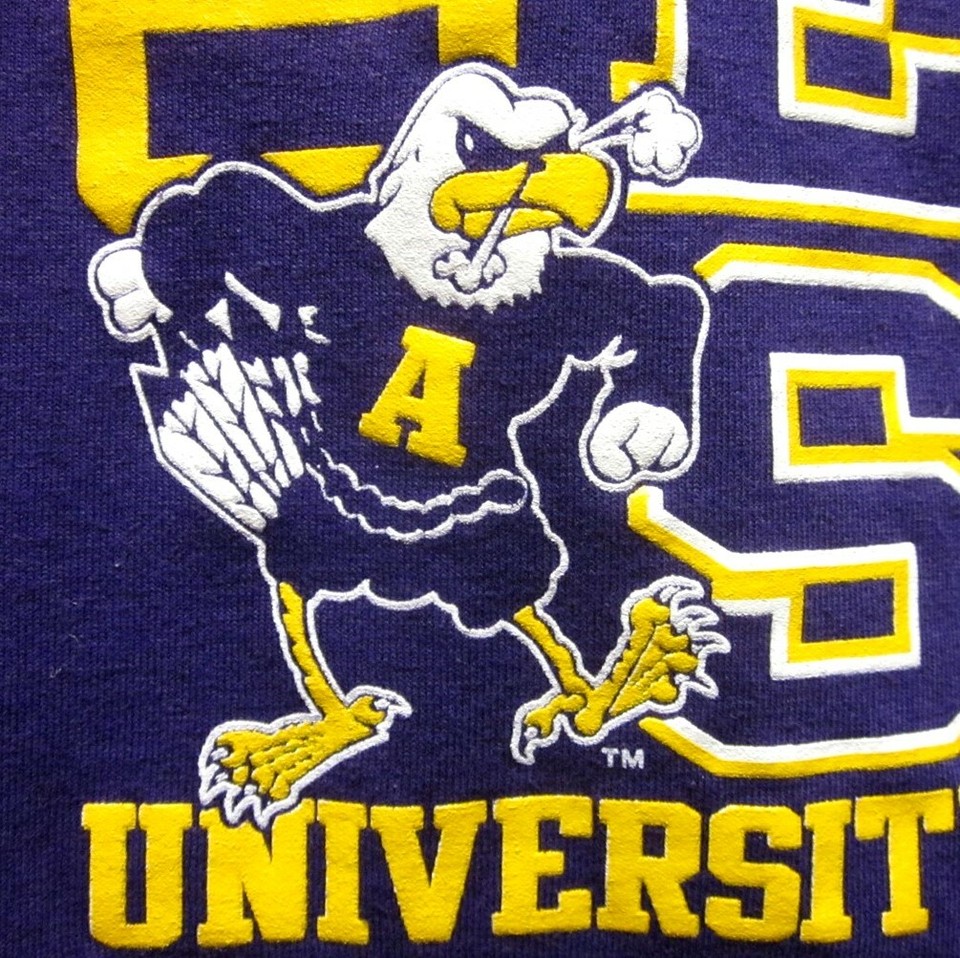 ASHLAND UNIVERSITY med T shirt Eagles AU Tuffy the Eagle mascot Ohio ...