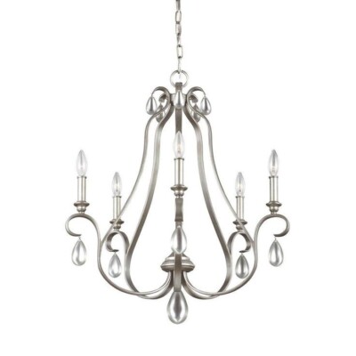 Murray Feiss Lighting 5-Light Chandelier F3070/5SRS | eBay