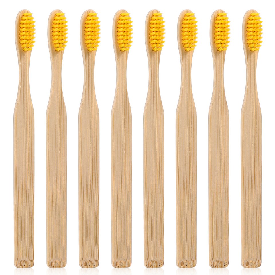 8PCS Environmentally Friendly Toothbrush Wooden Toothbrushes | eBay UK