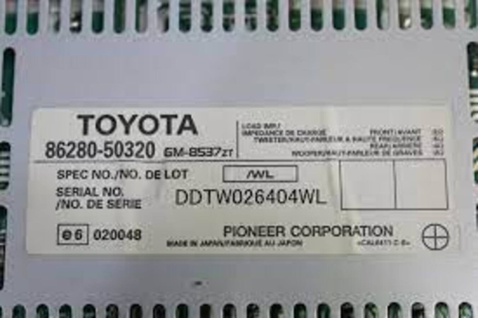 Toyota Lexus Genuine OEM Pioneer Audio System Amplifier | eBay