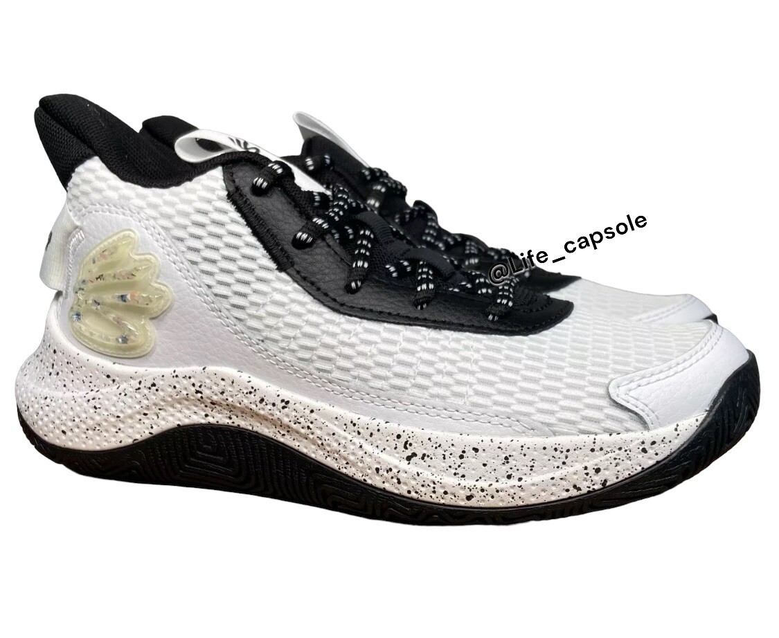 Size 4.5 (GS) - Under Armour Curry 3Z7 Low White Black for sale online ...