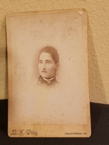 Vintage Head Picture D.K. Wiley Photographer California Pennsylvania | eBay