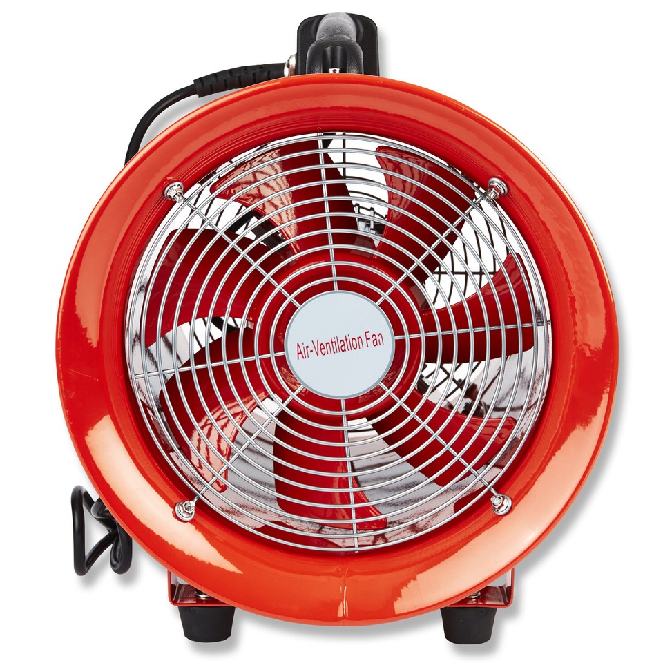 NEW Portable Ventilator Axial Blower Workshop Extractor Industrial Fan ...