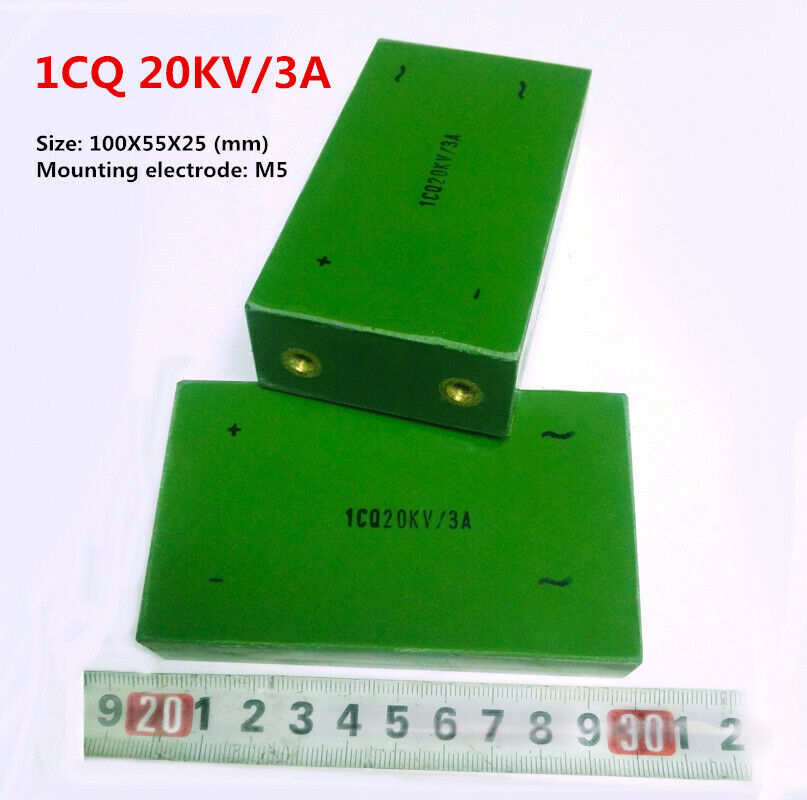 1Pcs New 1CQ 20KV/3A high voltage silicon stack rectifier full bridge ...