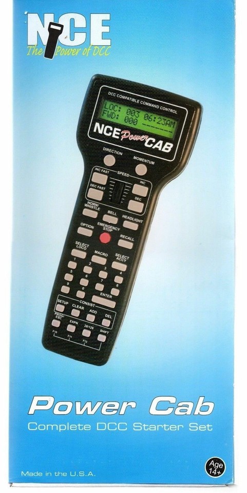 NCE 25 Power Cab Complete DCC Starter Set N HO SCALE NCE 5240025 NEW | eBay