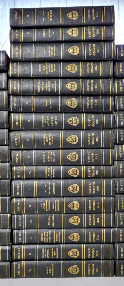 HARVARD CLASSICS 1909/1910 Complete Set (1-50 Vols.) Plus Lectures | eBay