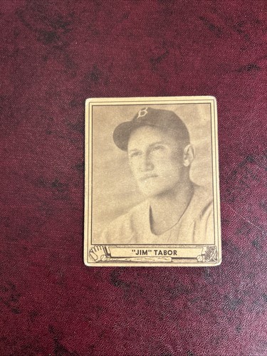 1940 Play Ball Baseball Card #36 James R. Tabor Boston Red Sox g-vg | eBay